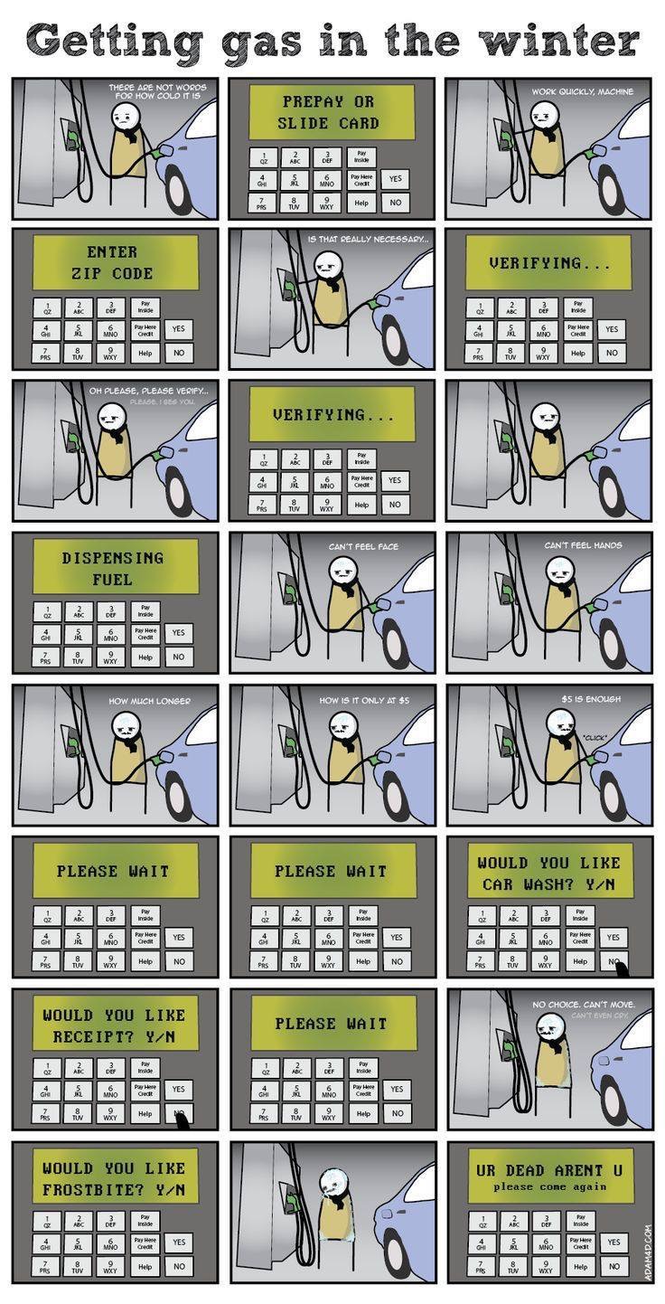 Get a Laugh: Getting Gas in the Winter - Raynaud's Association